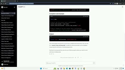 how to get time in milliseconds python youtube