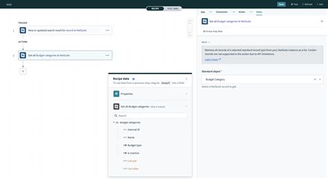 Workato Connectors Netsuite Get All Standard Objects Workato Docs