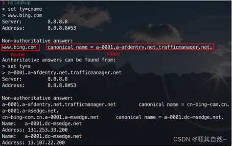 nslookup 入门命令详解 csdn博客
