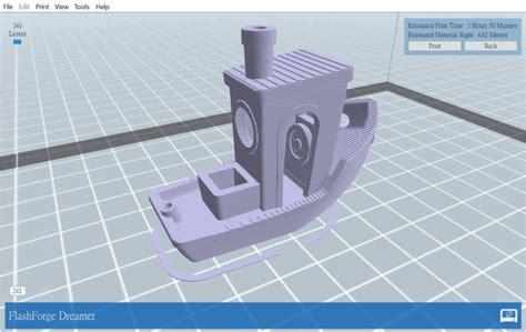 Layer View Function In A 3d Slicing Software Good For Examining A 3d Model Flashforge