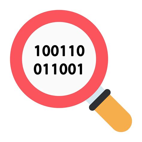 An Amazing Design Icon Of Search Binary 41021543 Vector Art At Vecteezy