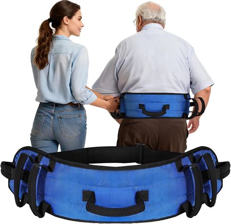 Rhino Valley Gait Belt For Senior With 7 Handles 59 Anti