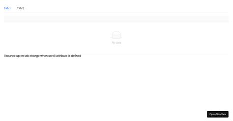 React Tabs Table Bug Forked Codesandbox