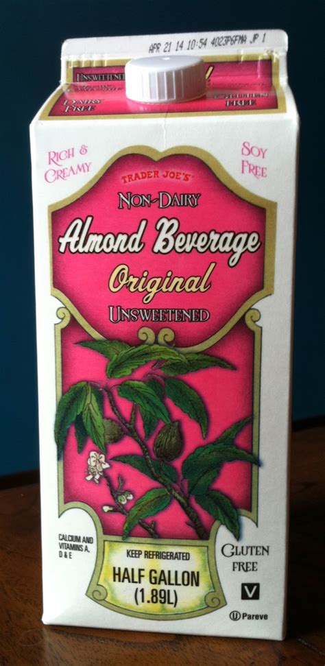 Whats Good At Trader Joes Trader Joes Non Dairy Almond Beverage