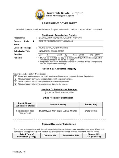 Airport Management Individual Assignment Pdf Nature