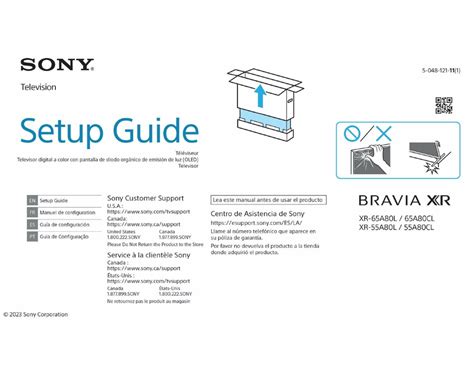 Sony Bravia Xr Setup Manual Pdf Download Manualslib