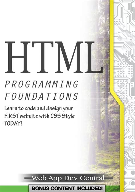 Pdf Ebook Html Css Programming Foundations Bonus Content Included