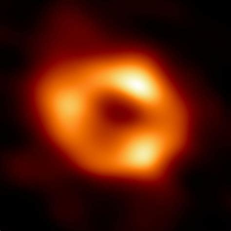 First Ever Image Of Supermassive Black Hole Sagittarius A Captured