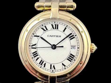 Cartier Panthère Vendome 18k 30mm Datum Fullset 1988 Q U787 Gebraucht