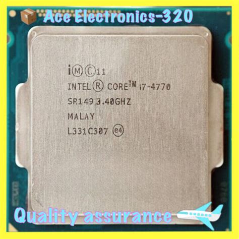 Intel I7 4770 Core 3 40ghz Sr149 Quad Core Lga 1150 Socket H2 Cpu Processor 792481335565 Ebay