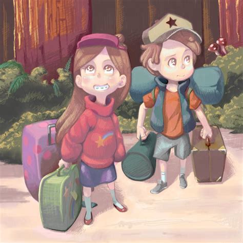 Dipper Pines Mabel Pines Gf Арт Gf Art Gf Персонажи