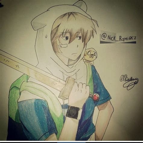 Finn Anime Adventure Time By David21 Nick On Deviantart