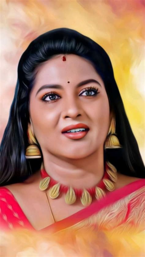 South Indian Actress Oil Painting Photo Editing Using Photoshop South Indian Actress
