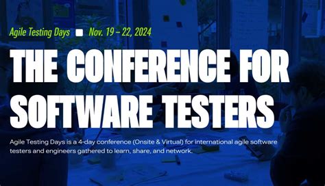 agile testing days agile gatherings