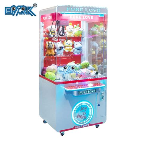 Coin Operated Pink Crane Catch Stuffed Toys Machine Toy Claw Crane Game