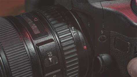 Man Changing The Settings Dslr Camera Stock Video At Vecteezy