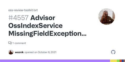 Advisor Ossindexservice Missingfieldexception Field Description Is Missing Issue Oss