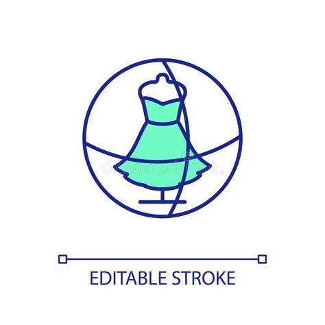 Digitization Of Fashion Industry Rgb Color Icon Stock Vector