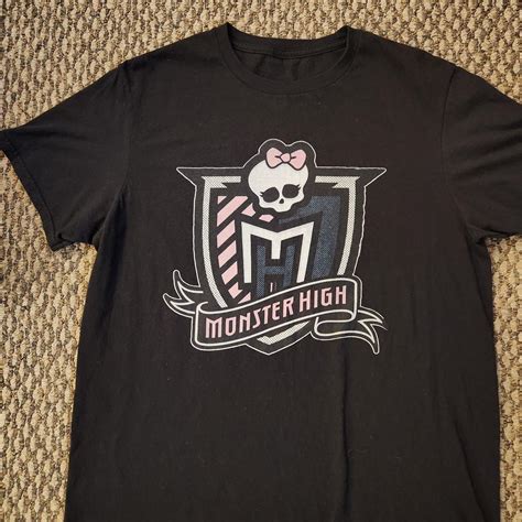 Monster High Crest Tee Monsterhigh Goth Emo Depop