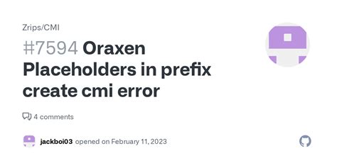 Oraxen Placeholders In Prefix Create Cmi Error · Issue 7594 · Zripscmi · Github