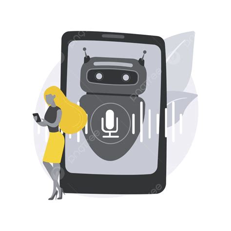 Voice Assistant Vector Hd Png Images Chatbot Voice Controlled Virtual Assistant Abstract