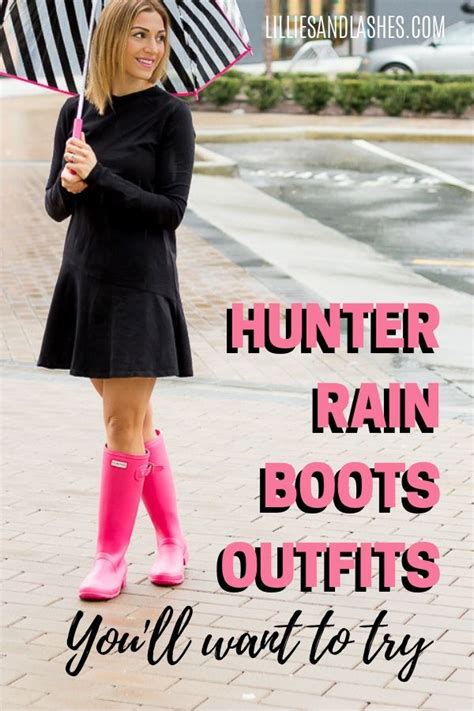 Dress And Rain Boots Outfit Hunter Boots Outfit Spring Rain Boots Outfit Winter Rubber Boots