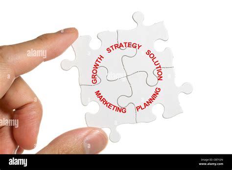 Puzzle Business Concept Marketing Strategy Stock Photo Alamy