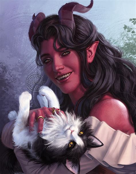 Tiefling Ranger Commission By Feyspeaker On Deviantart