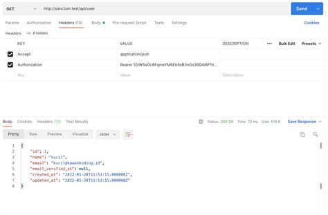 Autentikasi Api Dengan Laravel Sanctum Kawan Koding