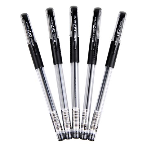 晨光q7中性笔办公学生0 5 0 7子弹头签字笔自来水笔黑色红色蓝色 虎窝淘