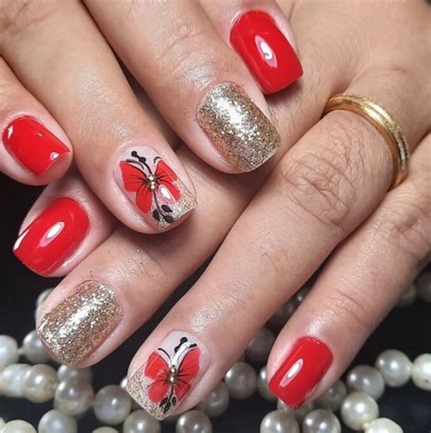 10 Melhores Unhas Vermelhas Decoradas Confira Fotos Para Inspiração