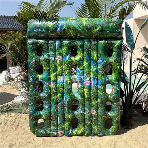 Inflatable Extra Large Pool Floats For Adults 72 X56 Giant Pool Floaties Raft For 2 Person