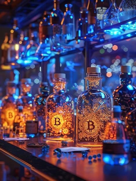 Premium Photo Science Lab With Bitcoin Chemistry Experiments Bitcoin