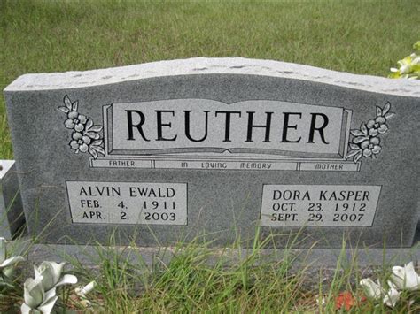 Dora Kasper Reuther 1912 2007 Find A Grave Memorial
