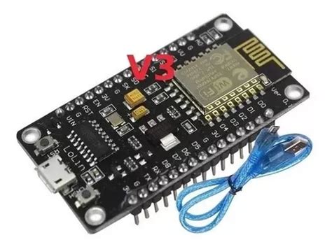 kit módulo esp8266 nodemcu wifi ch340 cabo usb parcelamento sem juros
