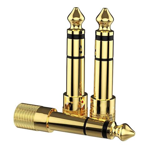 Переходник для кабеля гнездо Mini Jack 3 5 на разъем Jack 6 3 Alctron для наушников джек мини