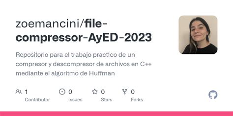 Github Zoemancinifile Compressor Ayed 2023 Repositorio Para El Trabajo Practico De Un