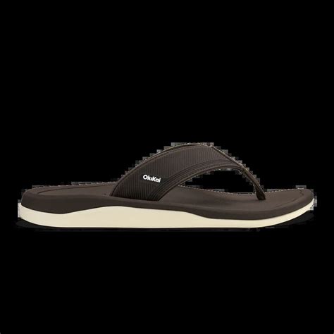 Olukai ʻahi Kai Beach Sandals Dark Java Berings