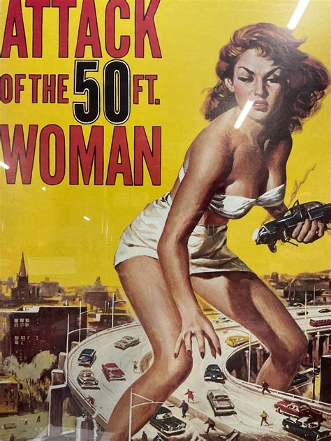 Sold At Auction Vintage Attack Of The 50 Foot Woman Movie Poster