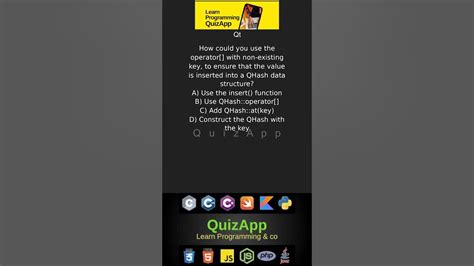 Qt How Could You Use The Operator With Non Existing Key To Ensure That The Value Is Inserted