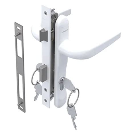 Fechadura Giro Udinese Maçaneta 32565 Espelho Euro Branco Frete Grátis