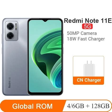Xiaomi Redmi Note 11e Smartphone 4g Rom Global 6 Go 8 Go128 Go 5 Go