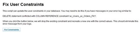 Anonymous User Maintenance