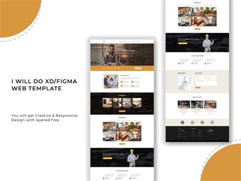 Ui For Web Design With Interactive Prototype Upwork