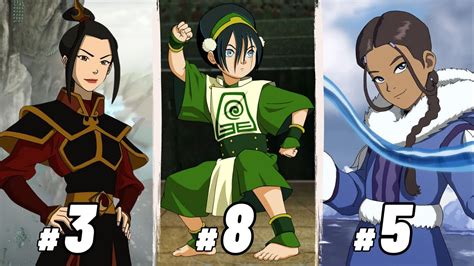 Ranking The Most Powerful Female Benders In Avatar Youtube