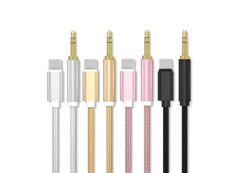 Aux Audio Cable Type C To Mm Jack Adapter Cable Speakers Car Type Mobile Handsfree Product