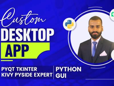 Python Gui In Pyqt Pyqt Kivy Pyside Tkinter Qt For Desktop Application Upwork