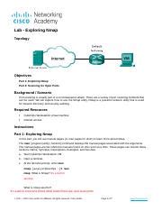 Lab Exploring Nmap Understanding Nmap Utility For Port Course Hero