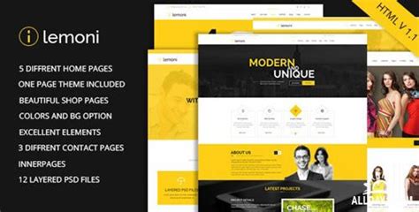 Lemoni Multipurpose HTML5 Template Fastcode Space