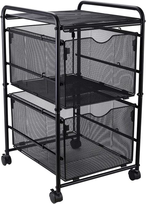 EasyPAG Assemble Mesh File Cart With Rolling Wheels Ubuy India
